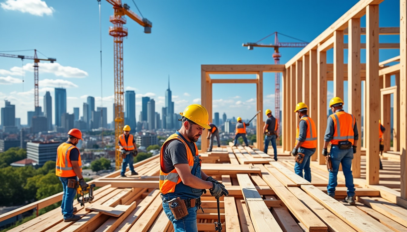 Les industriels français se lancent dans la construction bois face à un ...